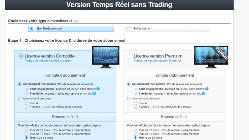 Prorealtime avis : quelle version choisir